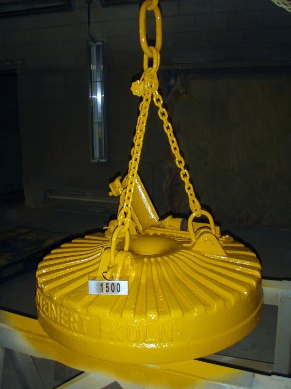 Genten Machines GmbH - Schrottmagnet STEINERT, Ø 1000 mm